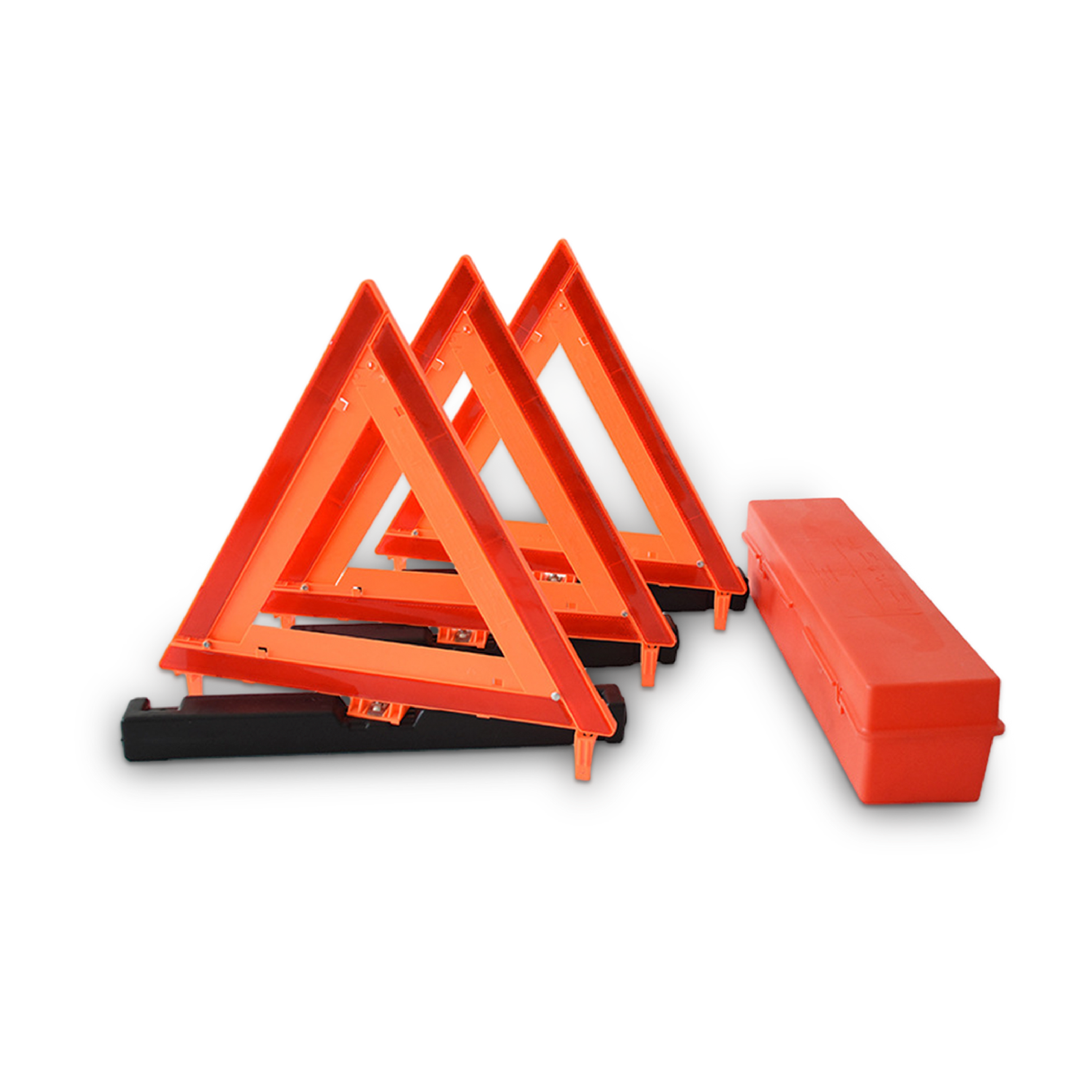 Vehicle Emergency Warning Triangle Kits - 3 Packs | 4Dock