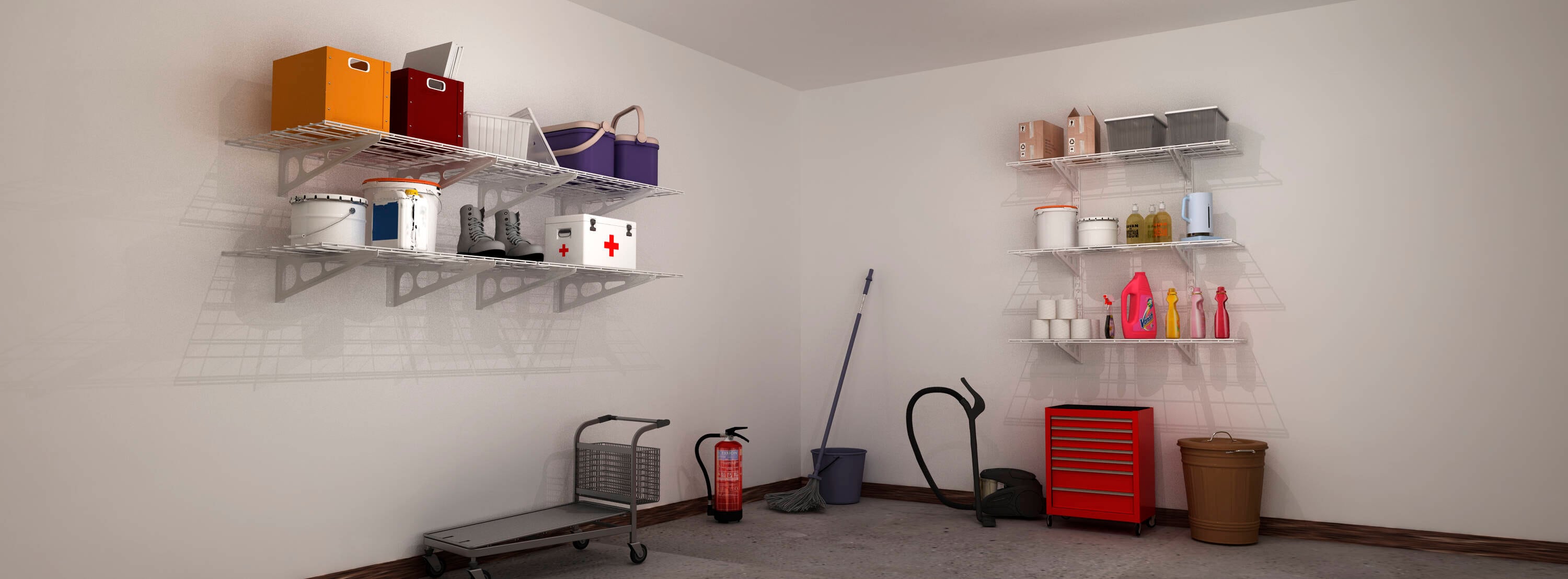 Garage Racking Solutions for All Types of Storage | FLEXIMOUNTS