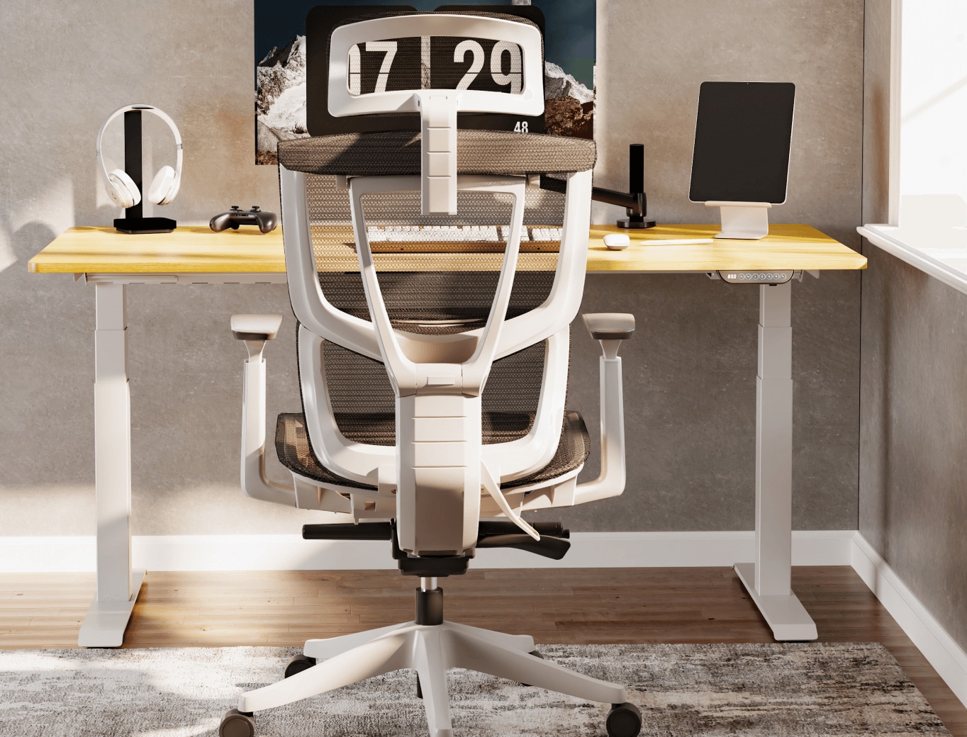 Ergonomic Office Chair FlexiChair C7 for Improved Posture and Productivity Flexispot