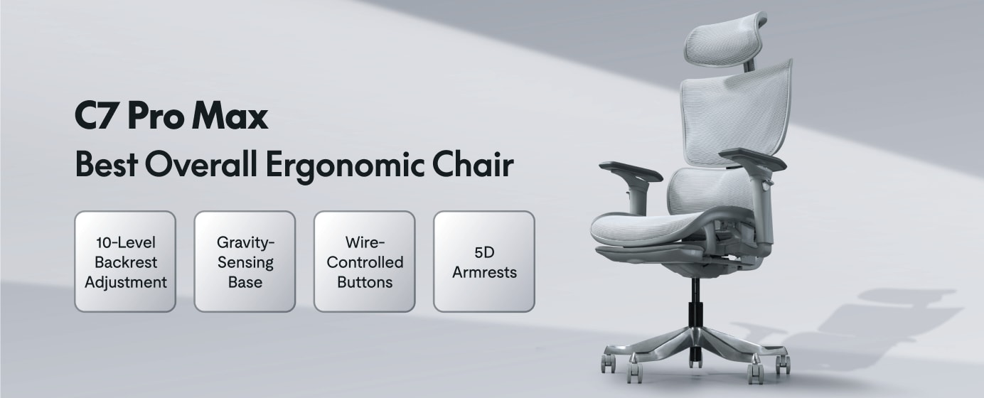 Ergonomic Office Chair | FlexiChair C7 for Improved Posture and ...