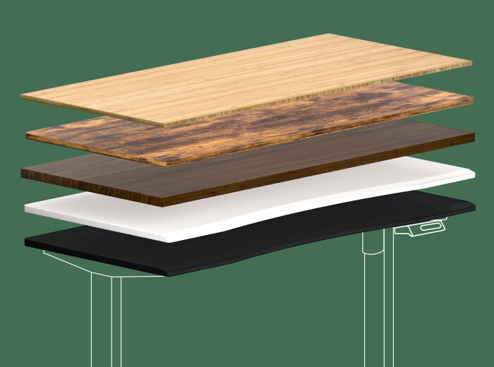 Seiffen Laminated 4-Spliced Standing Desk | Flexispot