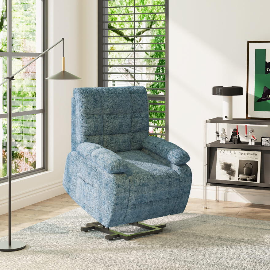 XL6-Cloud Power Lift Recliner Chair With Heat And Massage | FlexiSpot US