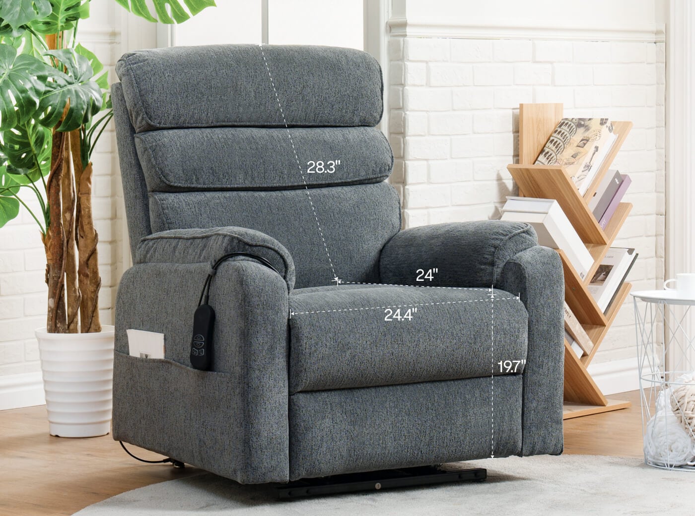 XL6 Power Lift Recliner Chair With Heat And Massage | FlexiSpot US